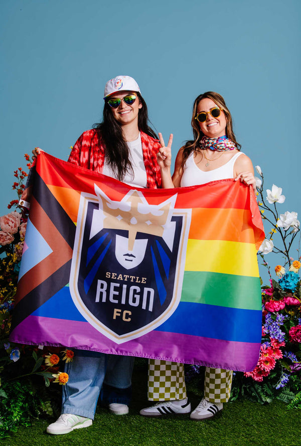 3x5 Reign Pride Flag - Reign FC Shop